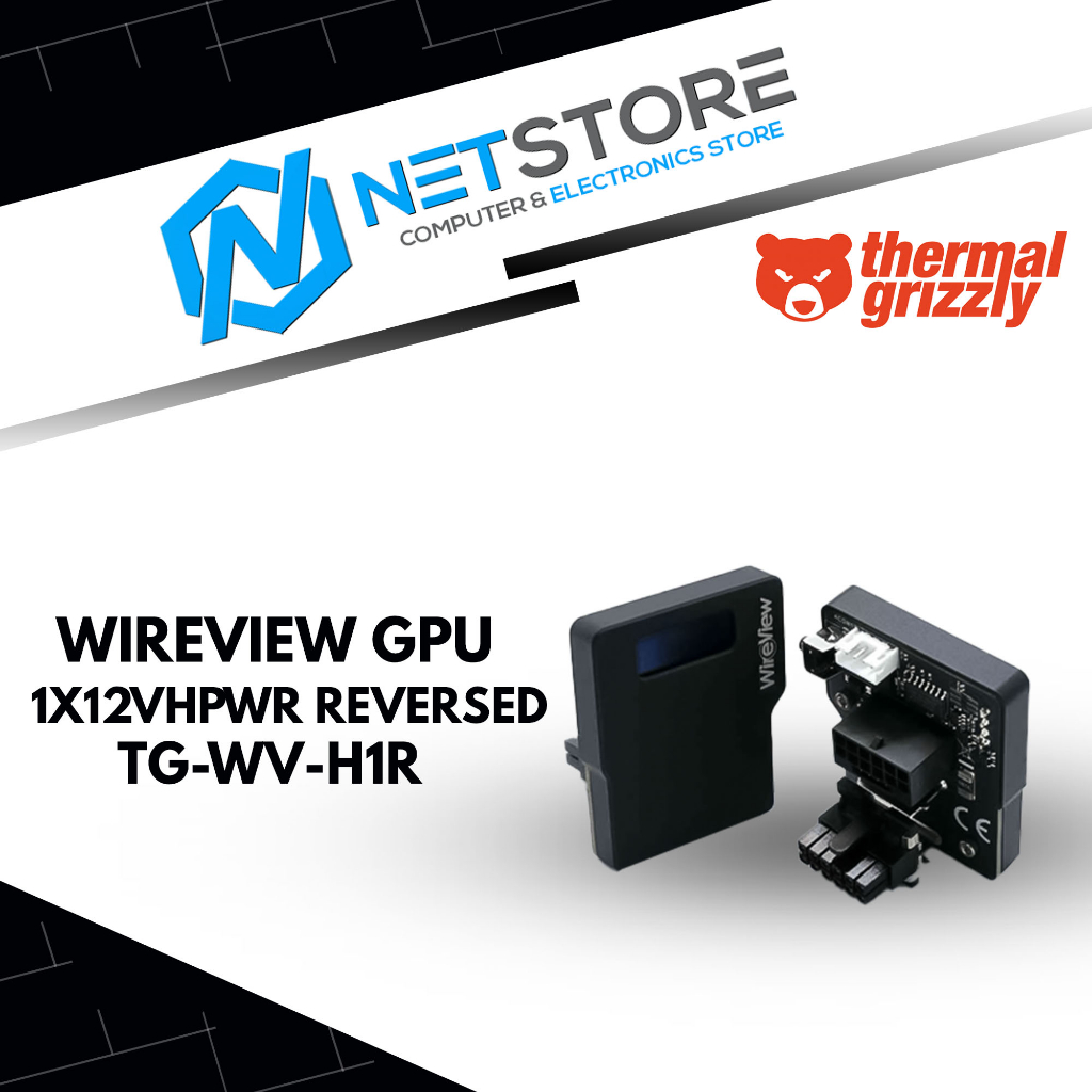 THERMAL GRIZZLY WIREVIEW GPU 1X12VHPWR REVERSED - TG-WV-H1R | Shopee ...