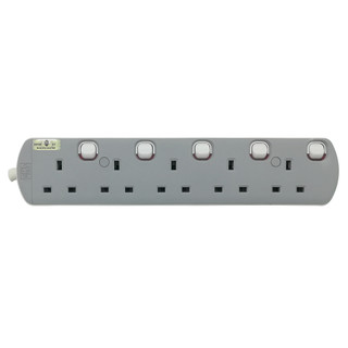 UMS 8513-N 5 Gang SIRIM Approved Power Extension Socket Plug Power ...