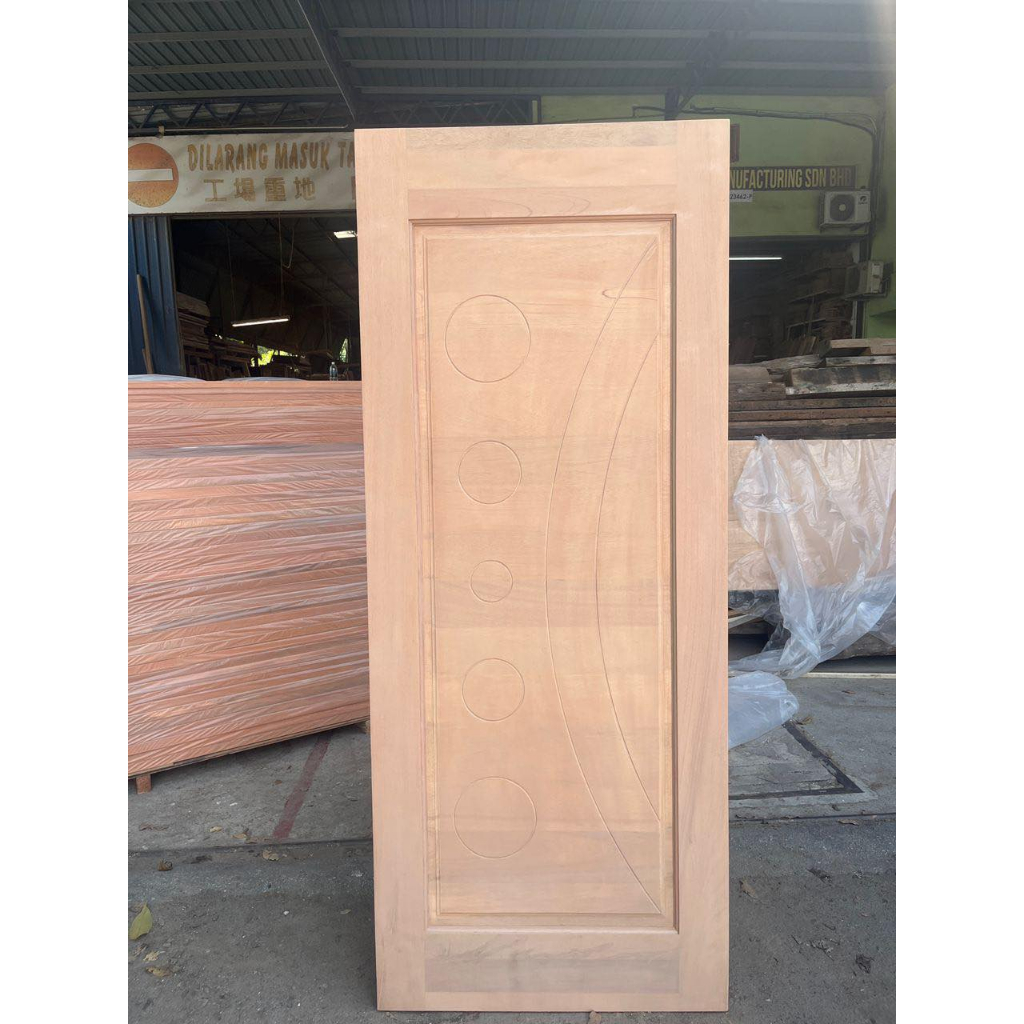 Pintu Utama / Pintu kayu meranti standard size 33 6/8 x 83 / wooden ...