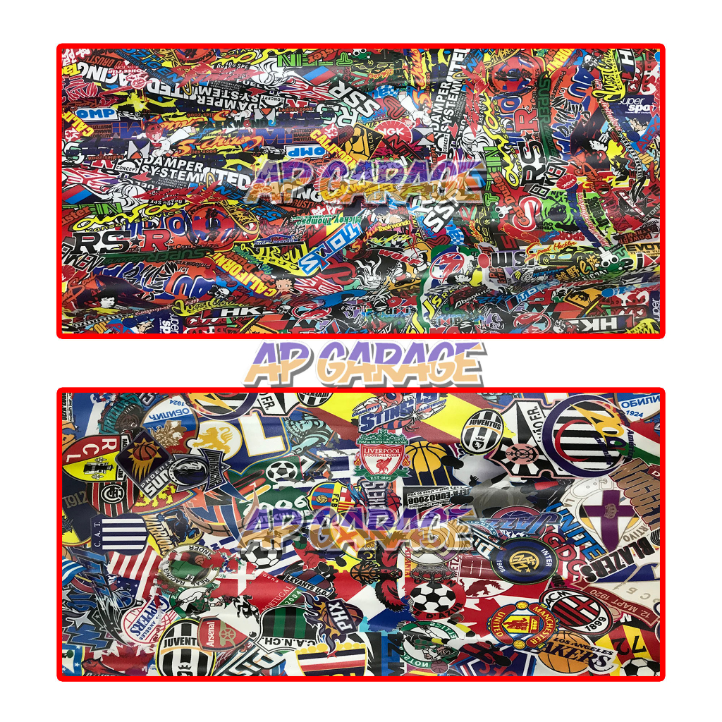 [15cm X 15cm] Graffiti Football Car Motorcycle Universal Bonnet Hood ...