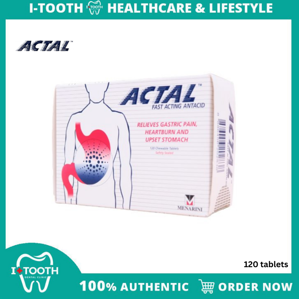 Actal 120's ( Relief Gastric/ Indigestion/ Heartburn ) | Shopee Malaysia