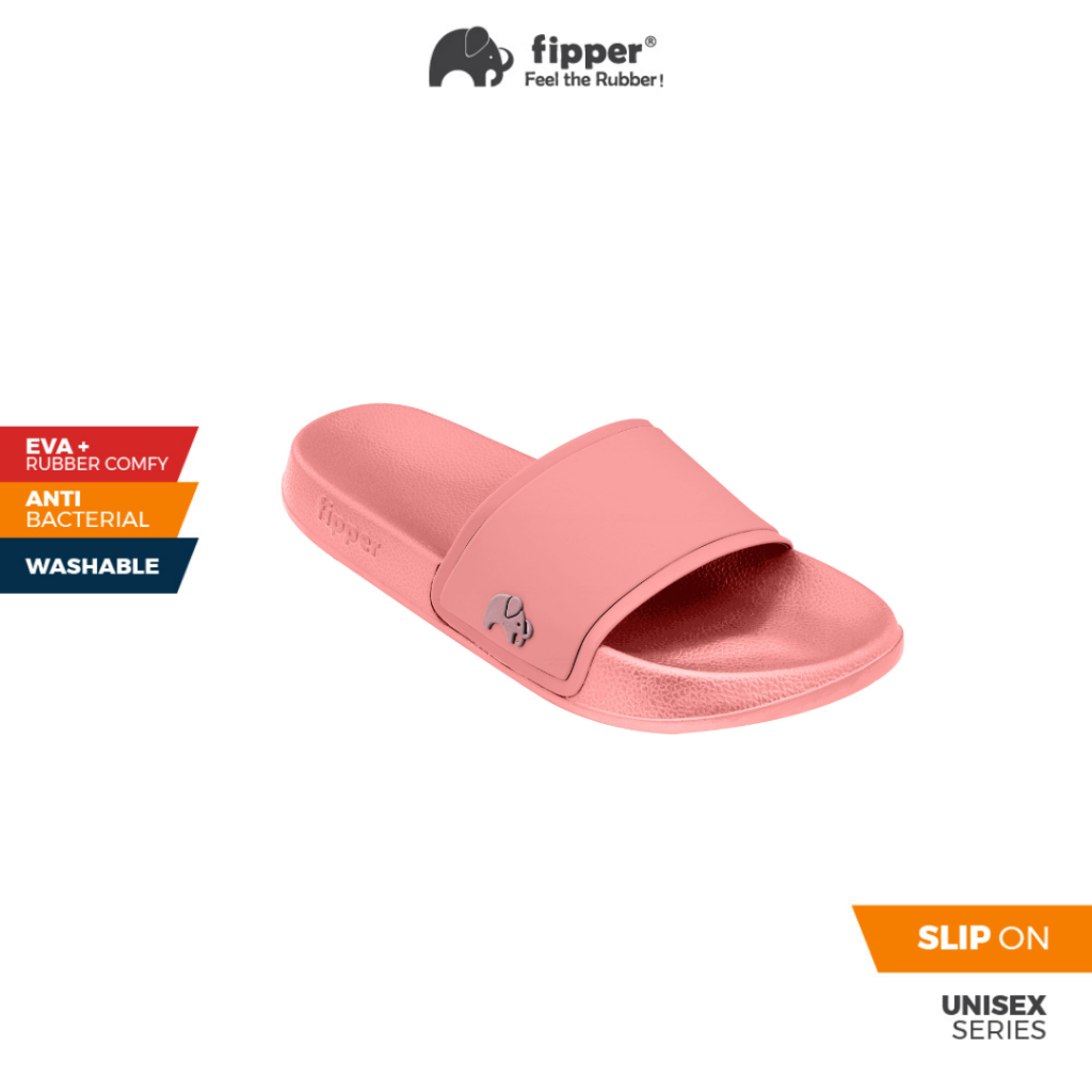 Fipper Slip On Non-Rubber for Women - Peach Lilac/Brown Thatch | Shopee ...