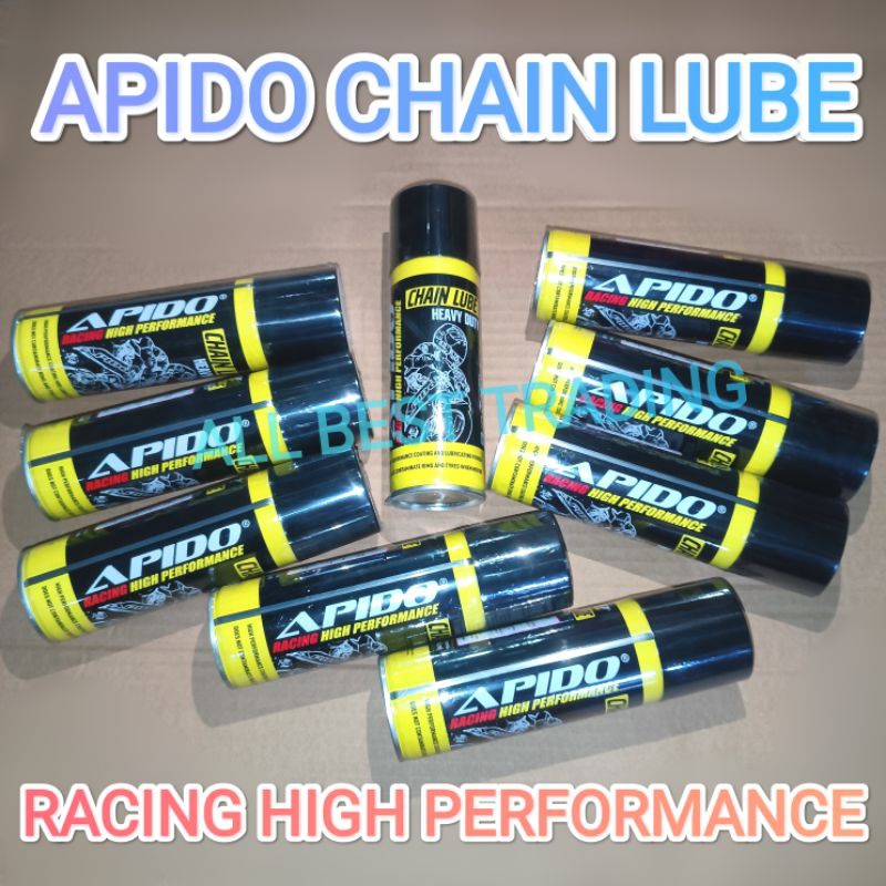 MURAH!! APIDO HEAVY DUTY CHAIN LUBE / CHAIN SPRAY 240ML MOTORCYCLE ...