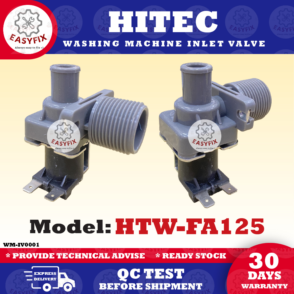HTW-FA125 HITEC WASHING MACHINE WATER INLET VALVE (COIL MASUK AIR ...