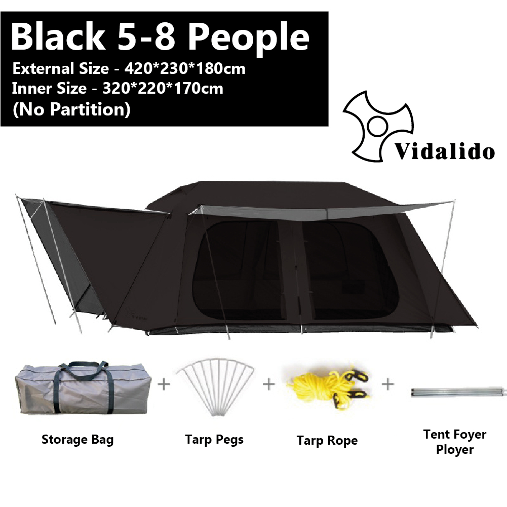 Vidalido vicore Khemah camping tent waterproof Automatic Tent outdoor ...