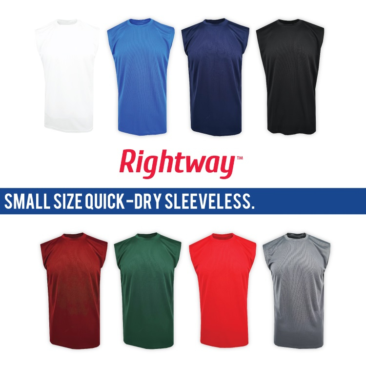 Rightway Sleeveless Unisex Small Size Plain Jersey QDS50 | Shopee Malaysia