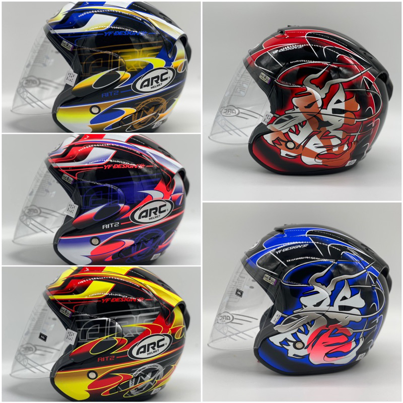 ARC Ritz YF Design Helmet | Shopee Malaysia