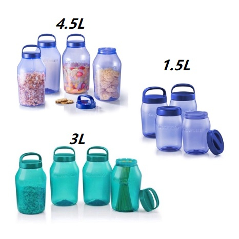 Tupperware Universal Jar 550ml OR 1.5L OR 3L OR 4.5L | Shopee Malaysia