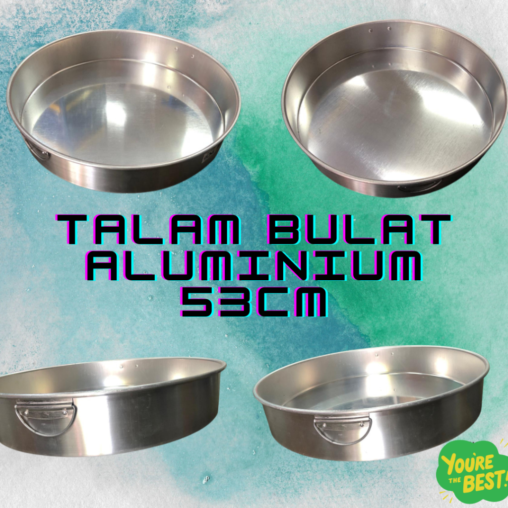 TALAM BULAT ALUMINIUM SAIZ 53CM / LOYANG BULAT | Shopee Malaysia