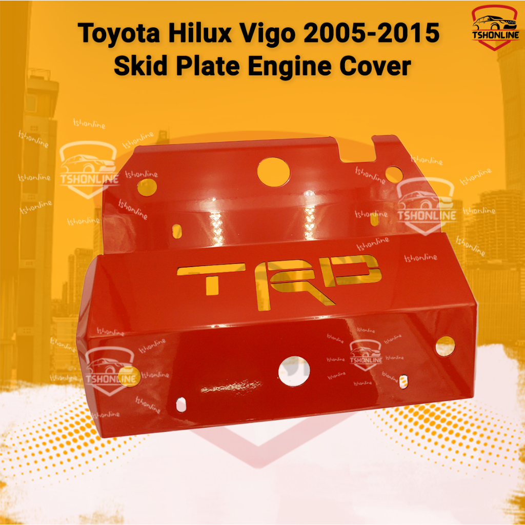 Toyota Hilux Vigo Stone Guard Enjin Cover Enjin Skid Plate - TRD/GR Red ...