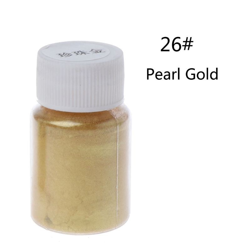 (Ready Stock) 10g Pearl Gold Mica Powder Epoxy Resin Dye Colour Pigment ...