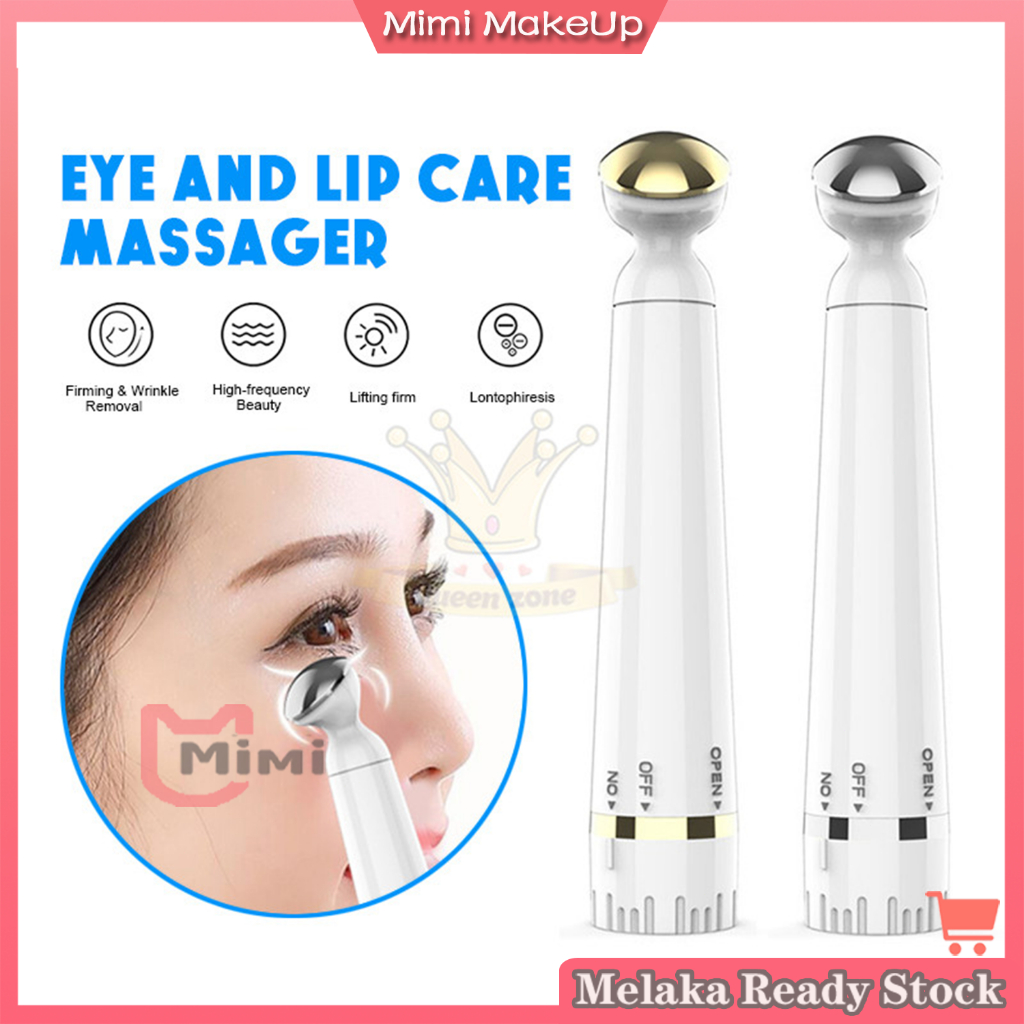 Mini Electric Vibration Eye Massager Pen Anti-Ageing Wrinkle Dark ...