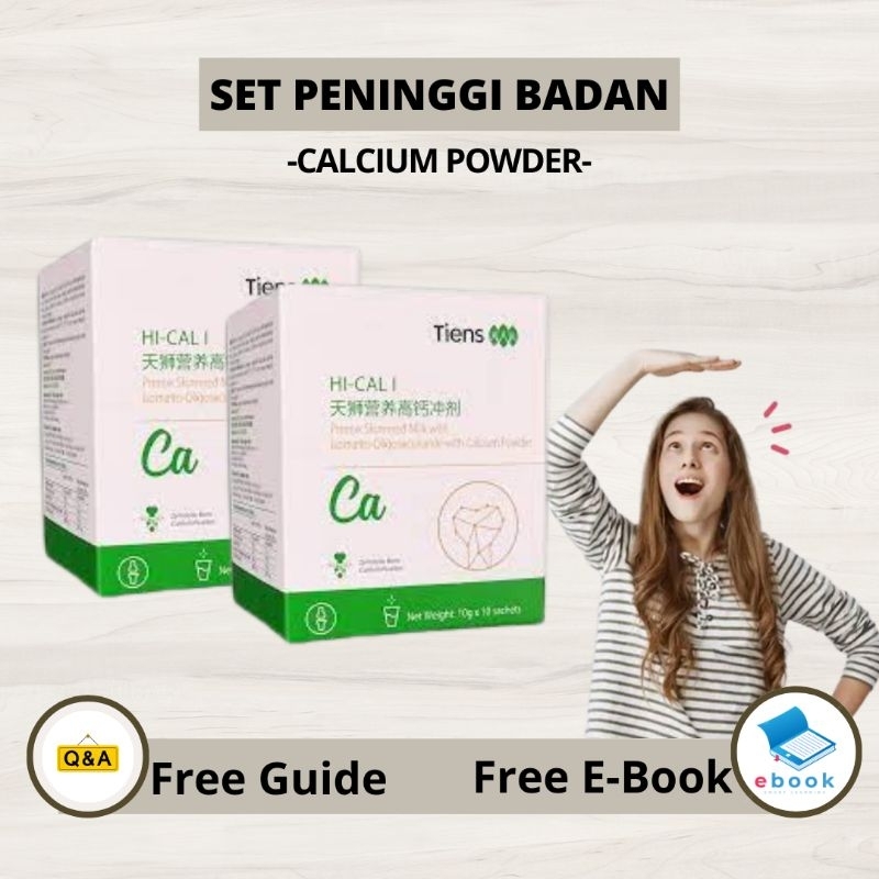 CALCIUM PENINGGI BADAN - SUSU CALCIUM SUPPLEMENT PENAMBAH TINGGI BADAN ...