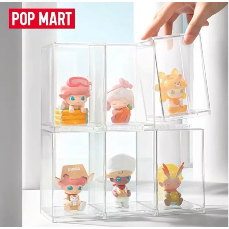 [Ready Stock] Transparent Display Box / Pop Mart Pop Display Box / 100% ...