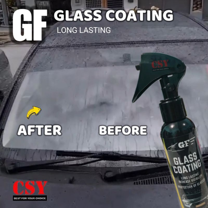GF GLASS COATING ( COATING CERMIN KERETA ) Waterproof Rainproof / Water ...