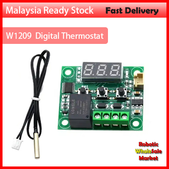 W1209 DC 12V LED Digital Thermostat Temperature Control Thermometer ...