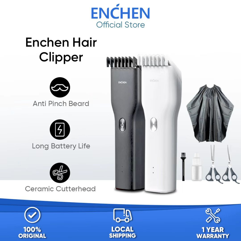 Enchen Boost Electric Hair Clipper Set Cordless Hair Trimmer With ...