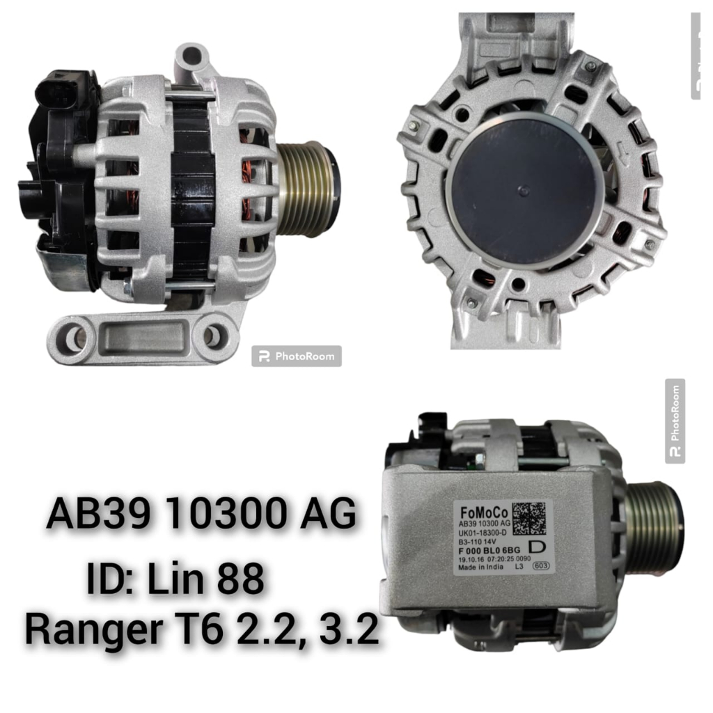 [AB39-10300-AG] ALTERNATOR FORD RANGER 2.2 T6 12V 110A 7PK New | Shopee ...