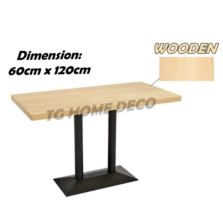 (READY STOCK ) WOODEN TABLE TOP / RESTAURENT DINING TABLE / MEJA MAKAN ...