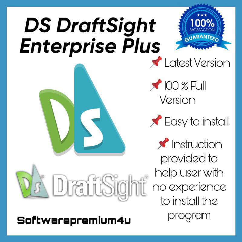 DS DraftSight Enterprise Plus 2024 SP2 | 2023 SP3 | 2022 SP2 🔥【Latest】🔥 ...