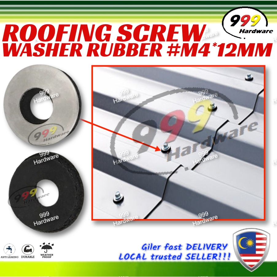 999 NON-SLIP AWNING SCREW WASHER & RUBBER -100PCS / SUS304 COMPOSITE ...