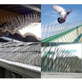 33cm Bird Repellent Mat Spikes S/Steel Animal Repeller Chase Birds ...
