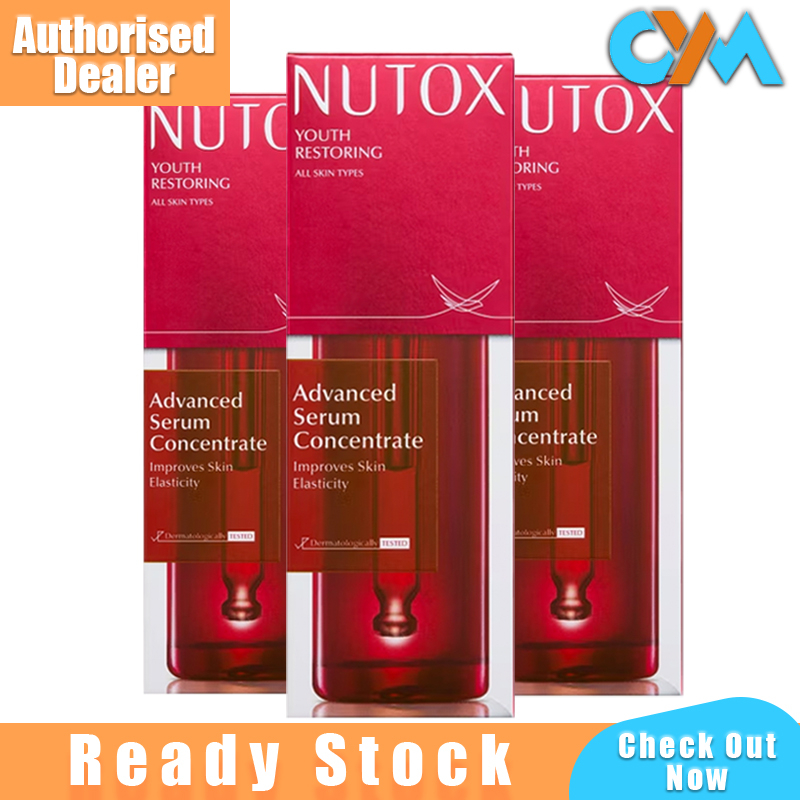 Nutox Advanced Serum Concentrate 30ml All Skin Type Restores B'Nest Collagen & Actigenic+ Pekat ...