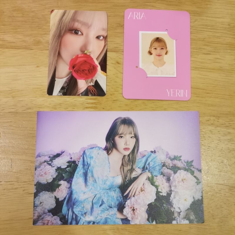 GFRIEND YERIN Album ARIA Official Photocard ID Card Postcard | Shopee ...