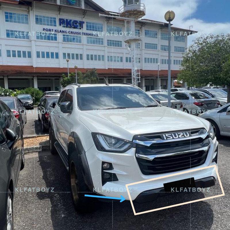 ISUZU DMAX 2021-2022-2023 1.9 3.0 D-Max / X-Terrain Font Bumper Guard ...
