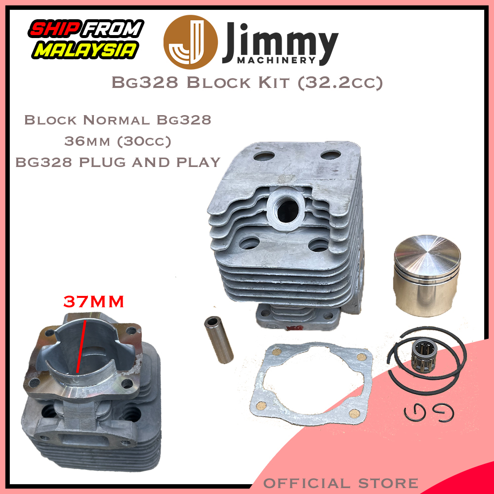 V338 VICTA PRO Block Kit Bg328 Brush Cutter 32.2CC 37mm Piston Set | Shopee Malaysia