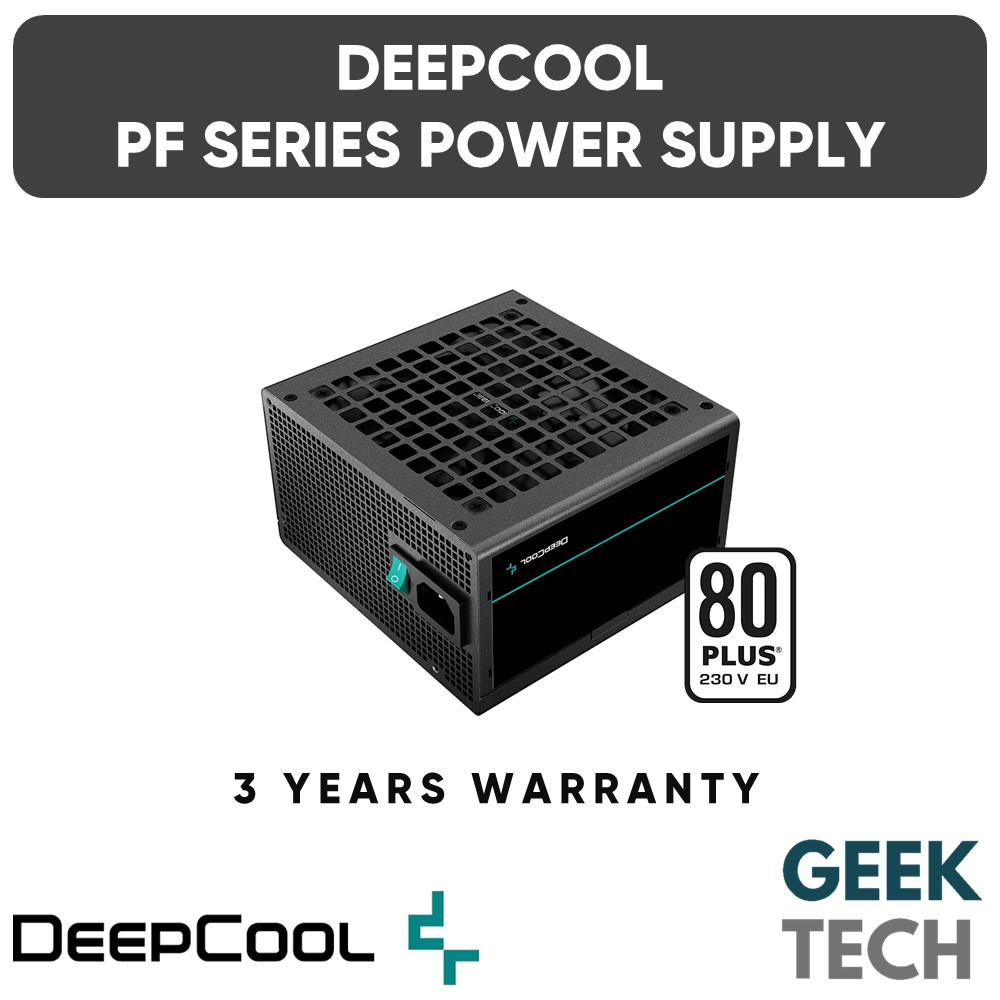 DEEPCOOL PF Series PF500/PF550/PF650 80 Plus Non Modular Power Supply ...