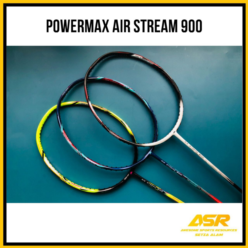 Powermax Badminton Racket Air Stream 900 ( Frame Only ) | Shopee Malaysia