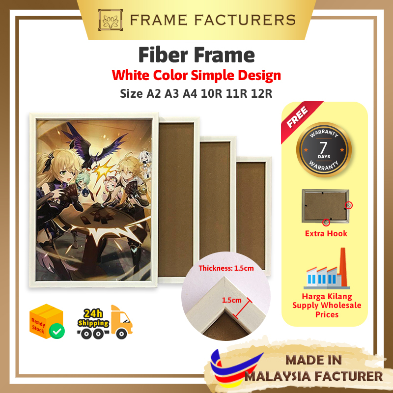 【Part 2】Photo Frame A3-12R Size Picture Frame Fiber Withe Color Frmae ...