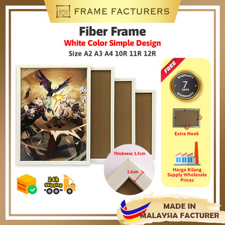 【Part 2】Photo Frame A3-12R Size Picture Frame Fiber Withe Color Frmae ...