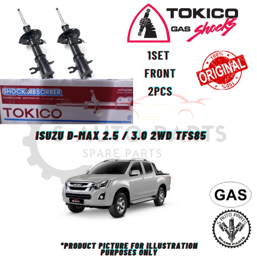ISUZU D-MAX 2.5 / 3.0 2WD TFS85 (FRONT) 100% ORIGINAL BRAND TOKICO TKC ...