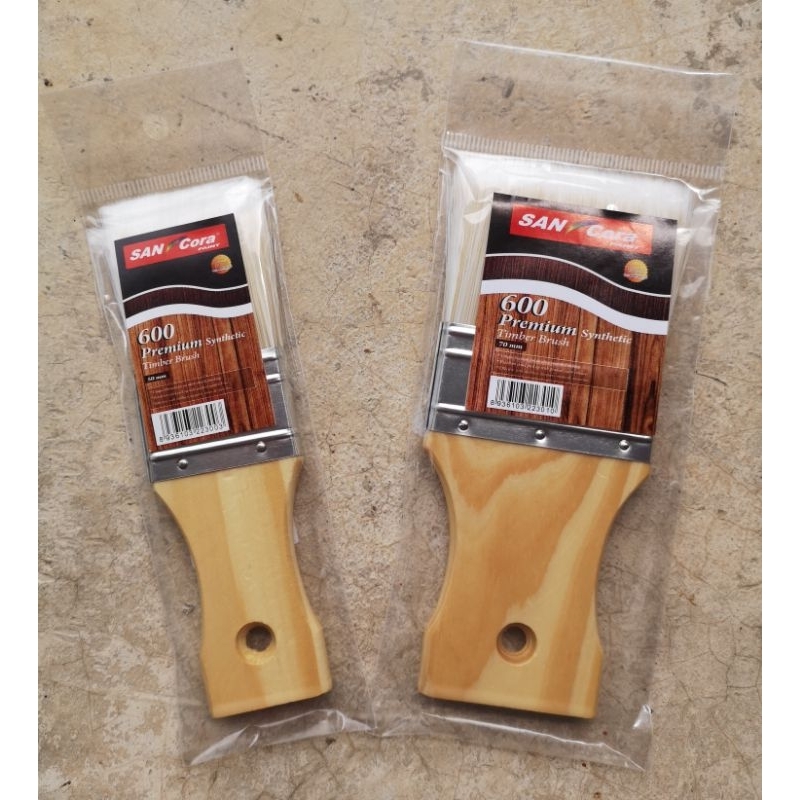 SANCORA TIMBER BRUSH 🎀 Premium Synthetic (VARNISH SHELLAC PAINT BRUSH ...