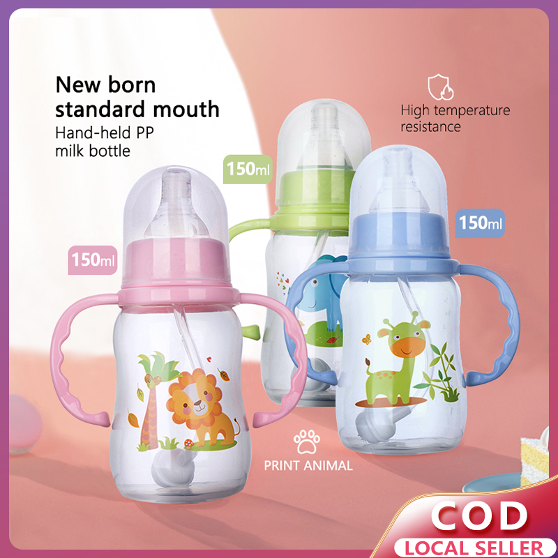 150ML Feeding Bottle Botol Susu Milk Bottle standard neck botol susu ...