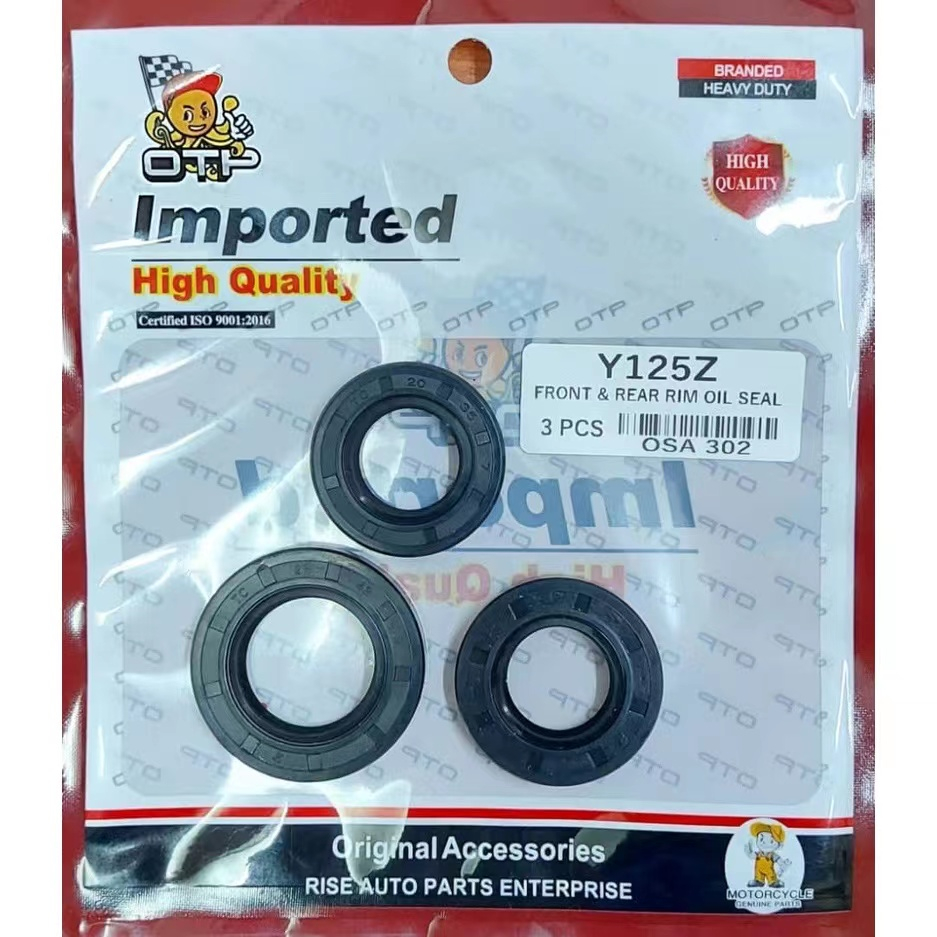 Y15ZR Y125Z / LC135 5s FRONT RIM & REAR RIM OIL SEAL SET OTP HUB DEPAN ...