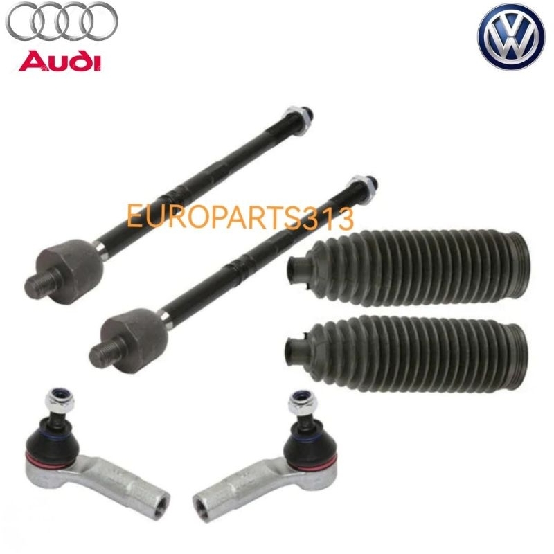VOLKSWAGEN PASSAT CC GOLF JATTA PASSAT TIGUAN TIE ROD & RACK END & BOOT ...