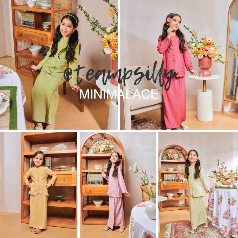 MINIMALACE 2023 FLEUR MOM & DAUGHTER | Shopee Malaysia