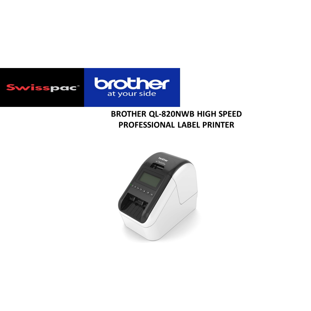 BROTHER QL-820NWB HIGH SPEED PROFESSIONAL LABEL PRINTER | Shopee Malaysia