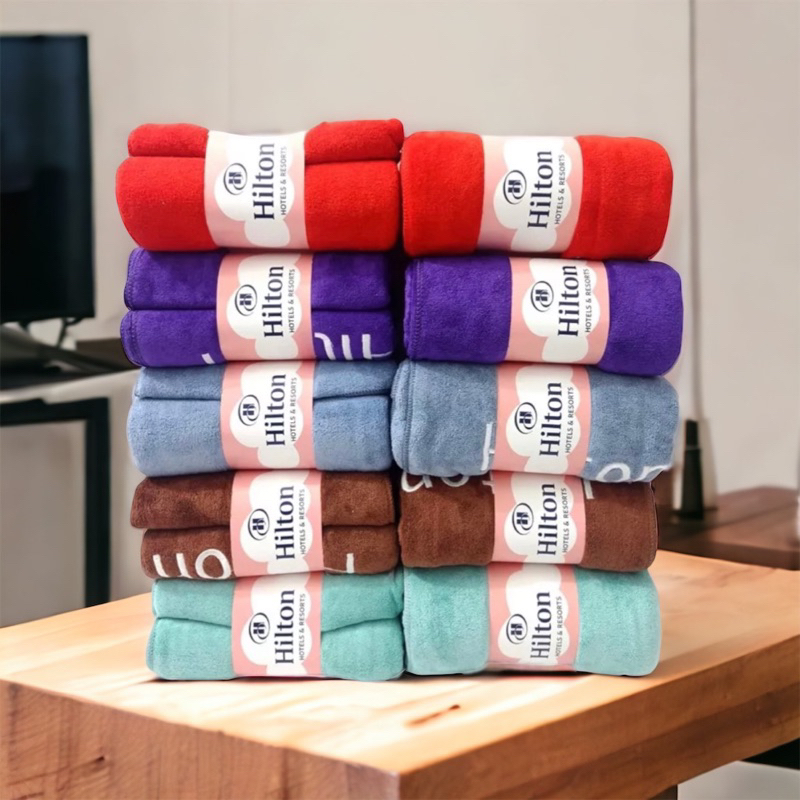 Tuala Mikro Fiber Hilton 2 Saiz – Lembut, Menyerap Cepat, Tahan Lama & Mudah Dijaga untuk ...