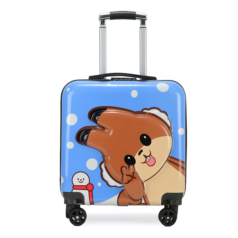 18inci Kid Luggage Cute Animal Suitcase Travel Bag Luggage Hand Carry ...