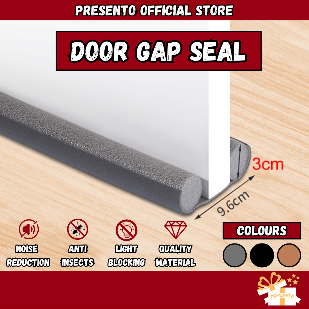 91CM Penutup Lubang Bawah Pintu Door Gap Bottom Seal Sound Proof Dust ...