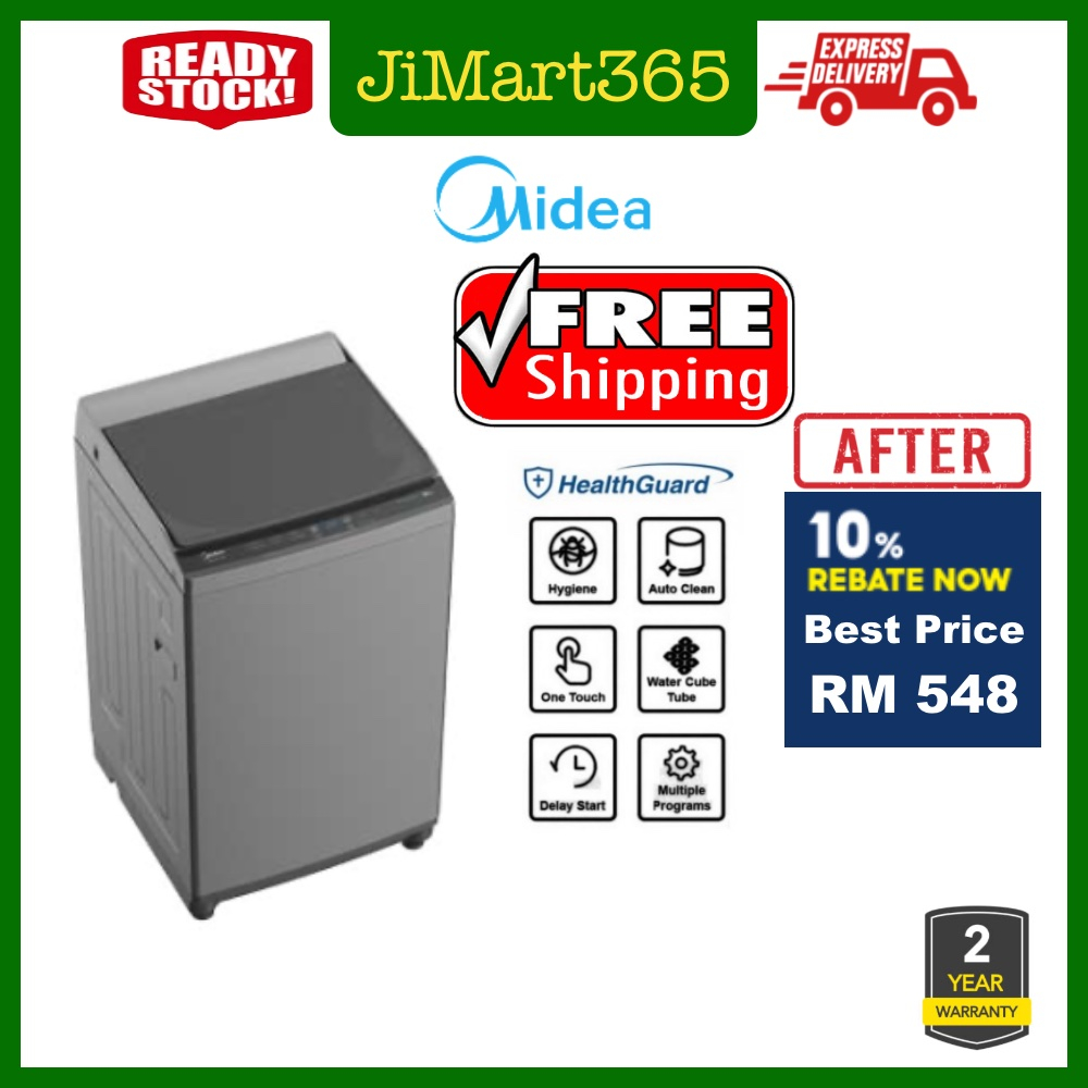 [Free Shipping] Midea 7.5KG/8.5KG/9.5KG Top Load Fully Auto Washing ...