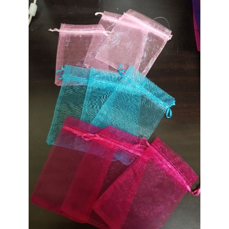 100pcs Uncang bags SG2019 organza bag size 10cm x 12cm small door gifts ...