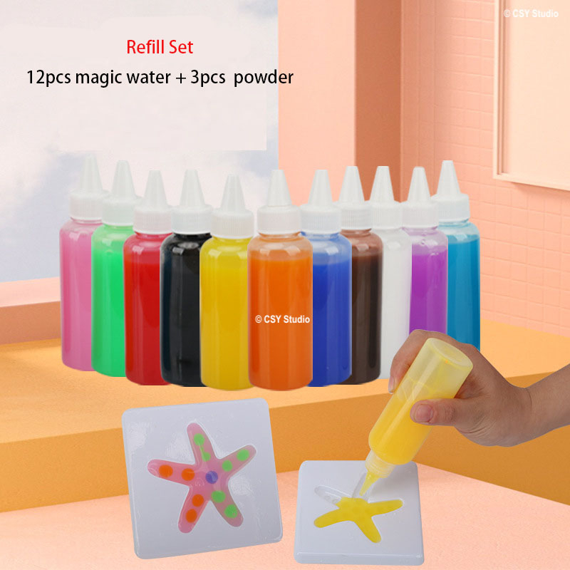 Diy Toys Magic Water Elf Jelly Water Scape Mainan Diy Sea Creatures Toy ...