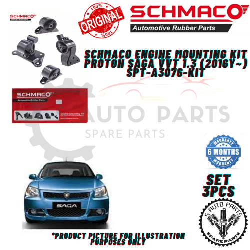 PROTON SAGA VVT 1.3 (2016Y~) (AUTO) SCHMACO ENGINE MOUNTING (SET ...