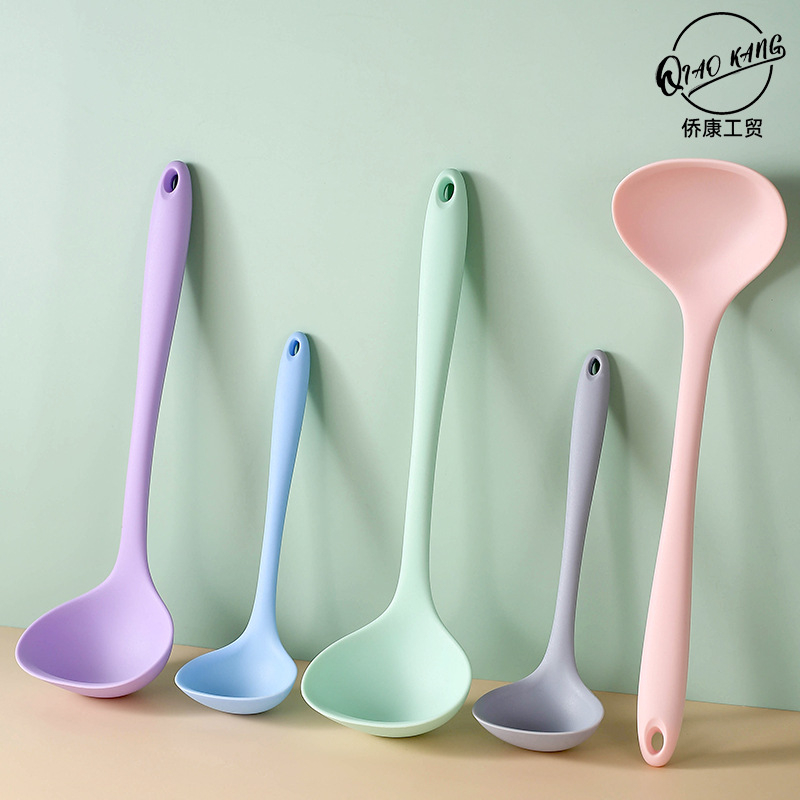 High Quality Italy Baking Color Silicone Soup Ladle Tool Kitchenware ...