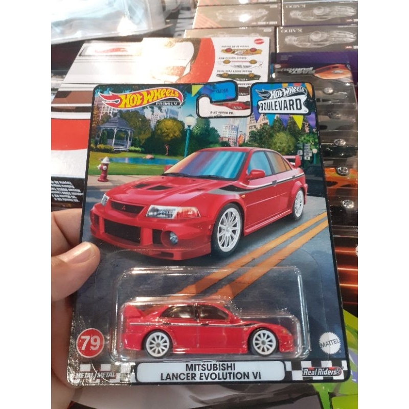Hotwheels MITSUBISHI LANCER EVOLUTION VI (tayar getah) | Shopee Malaysia